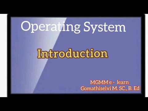 What is Operating system/ Types of Operating system Tamil