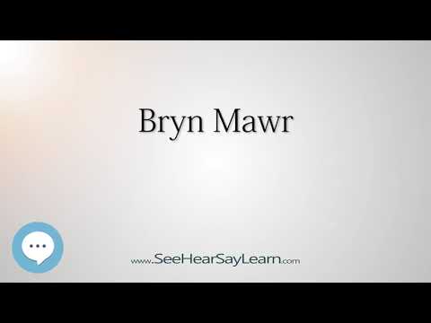 Bryn Mawr (How to Pronounce Cities of the World)💬⭐🌍✅