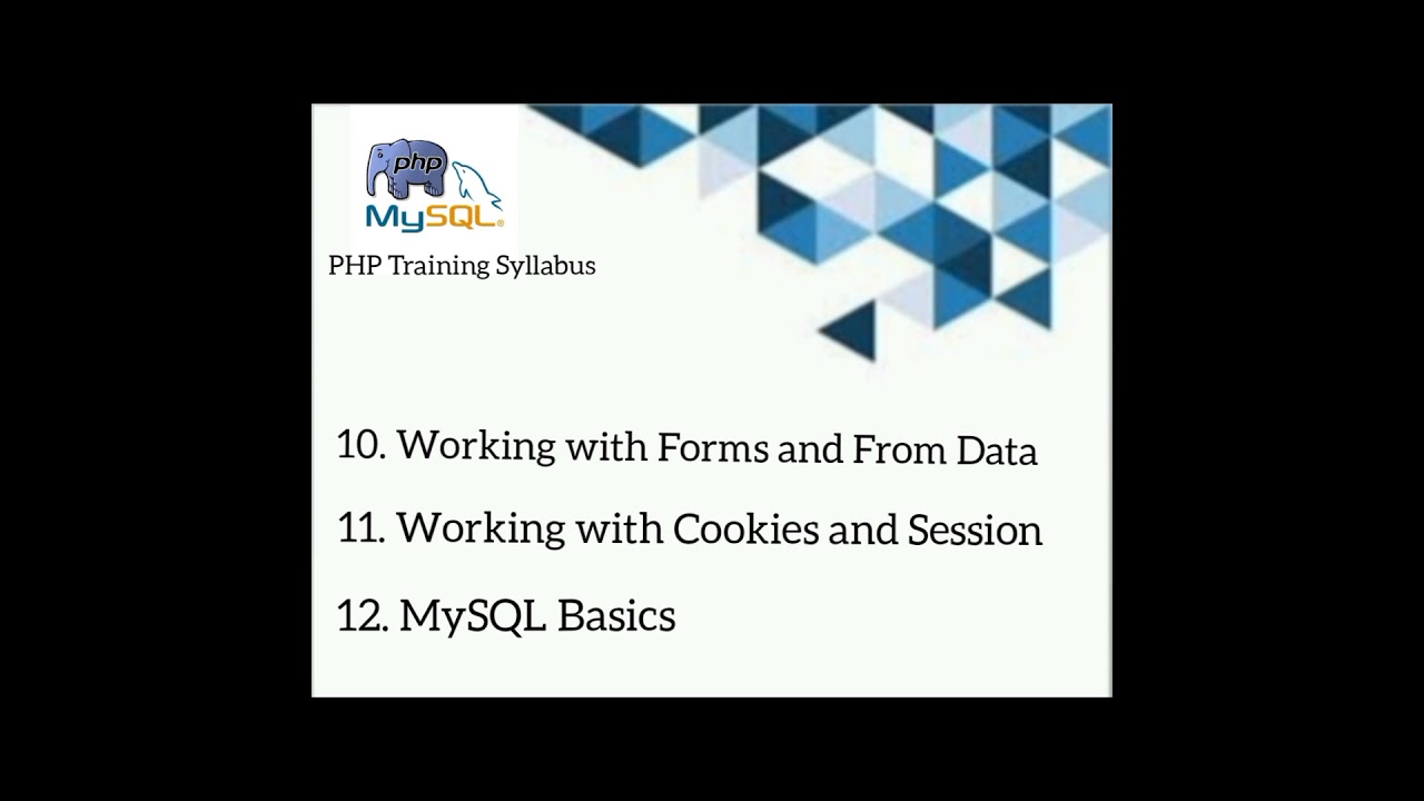 Learning PHP / MySQL to become Web Developer