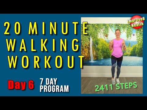20 Minute LOW IMPACT Walk | At Home Workout | No Equipment, No Jumping, No Talking Workout
