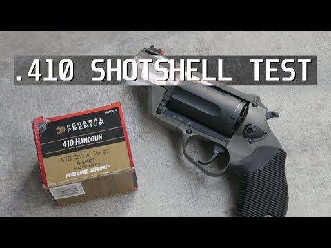 Federal .410 Handgun #4 Shot vs. Taurus Judge