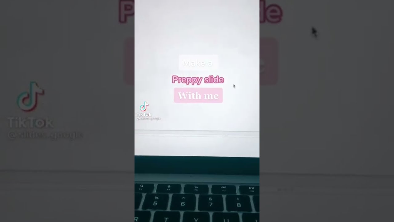 Making a preppy google slide 🤍⚡️🐬 #preppy #shorts #tiktok
