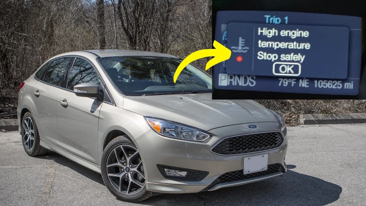 “High Engine Temperature, Stop Safely” in Ford vehicles. Reasons