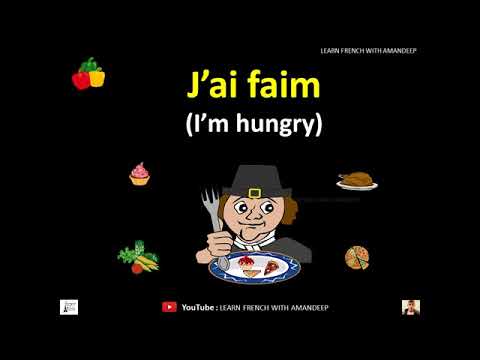 How To Say " I' M Hungry " In French|#shorts