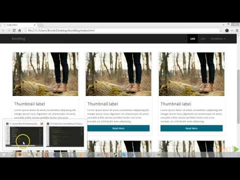 Learn Rapid Bootstrap Tutorials Adding Custom Color and Style to the Site | packtpub com - Mind ...