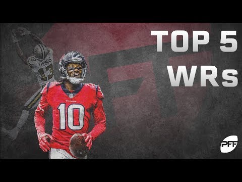 Top 5 Wide Receivers in 2018 by Receiving Grade | PFF