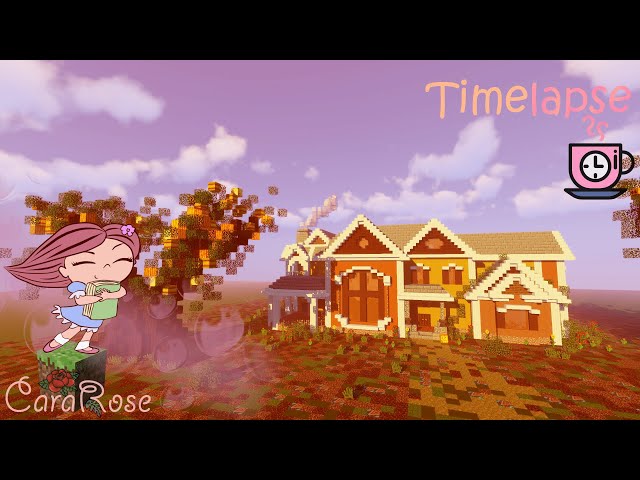 October Family House | Minecraft Timelapse Minecraft Map