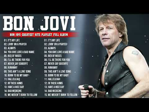 Bon Jovi Best Rock Songs Playlist Ever️🎸 ~ Greatest Hits Of Full Album 2025️🎸️🎸