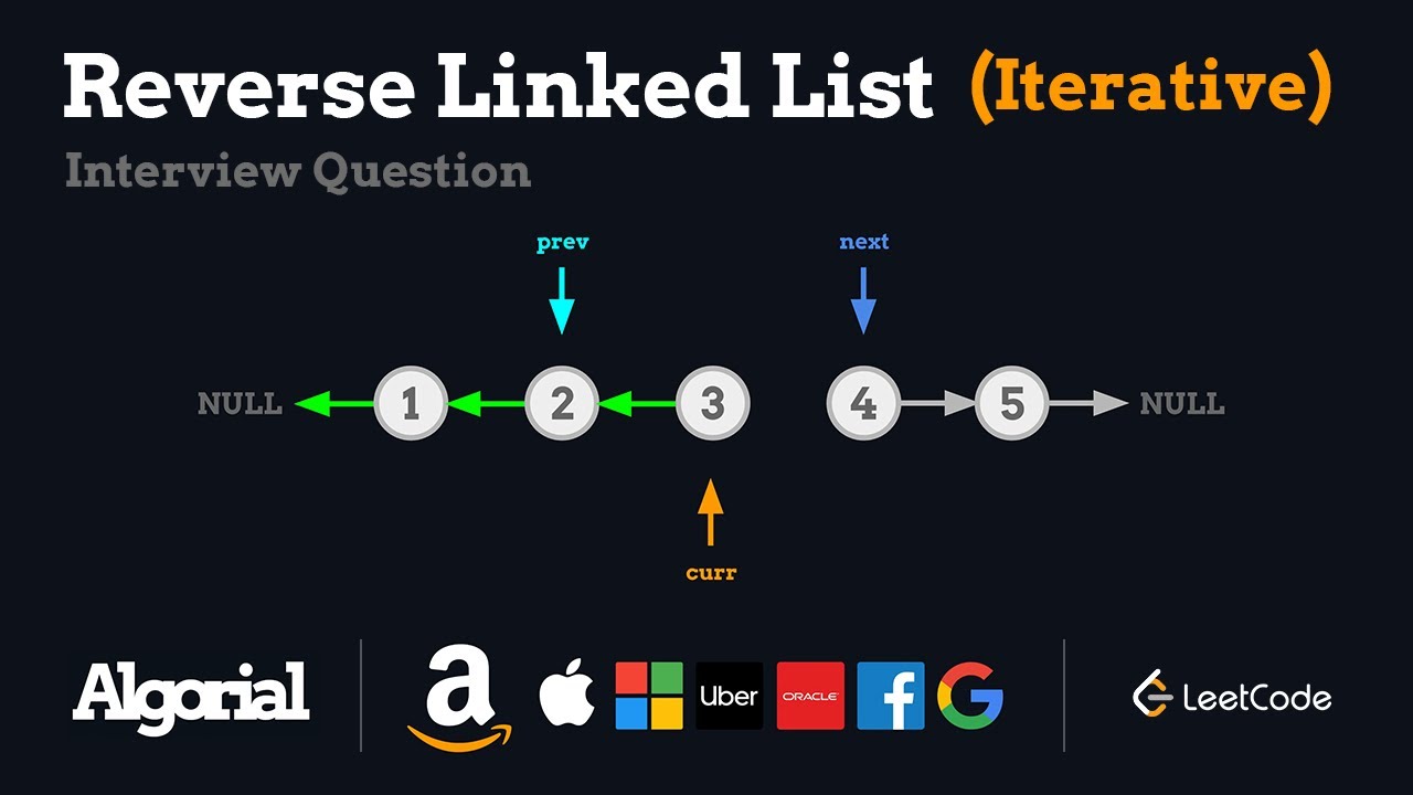 Reverse a linked list - Leetcode 206