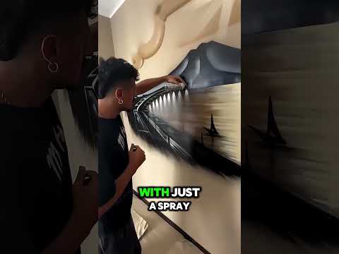 World's Best Street Artist Creates Stunning Detailed Spray Paint Art" #painting #art #oilpainting