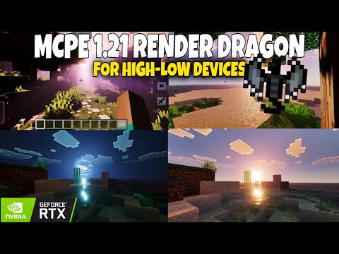 Best Realistic Shaders For MCPE 1.21+ | No Lag + Render Dragon Support