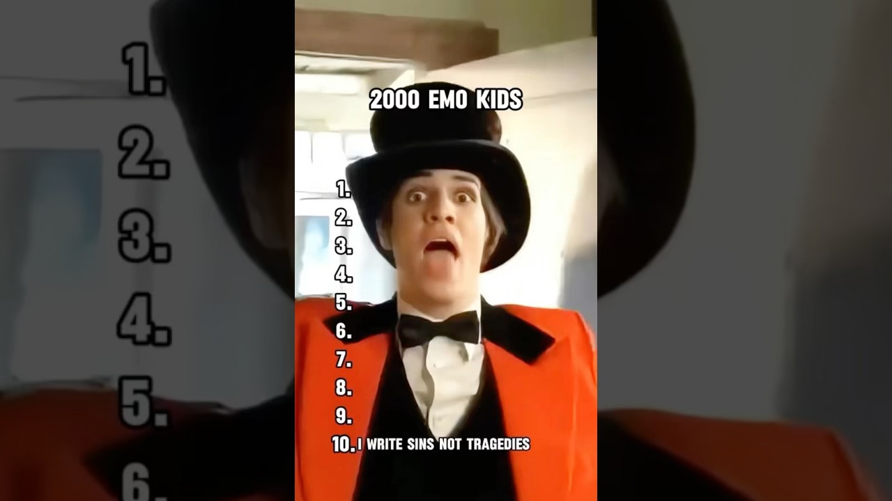 Top 10 ‘Emo Kids’ songs from the 2000s. 🔥