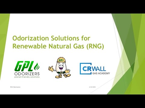 Odorization for Renewabe Natural Gas (RNG)