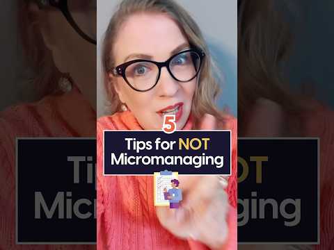 5 Tips for NOT Micromanaging #management #teamleadership