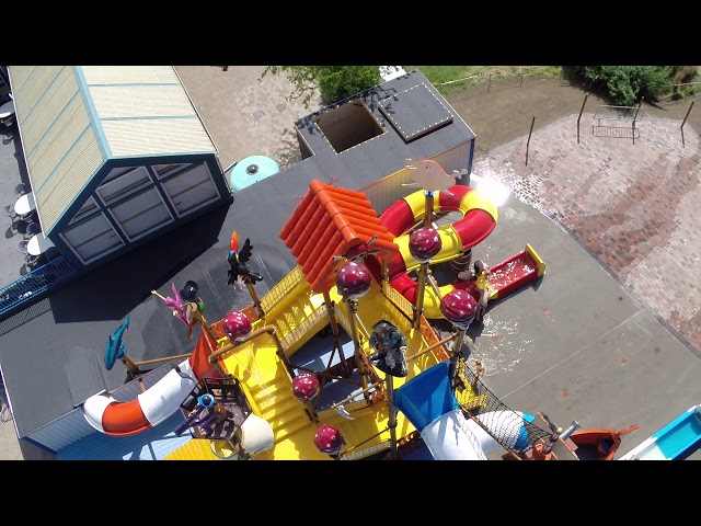 Water Activity Tower Play System - 4 Platform Water Play System ...