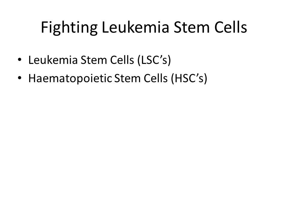 Leukemia power point presentation for youtube