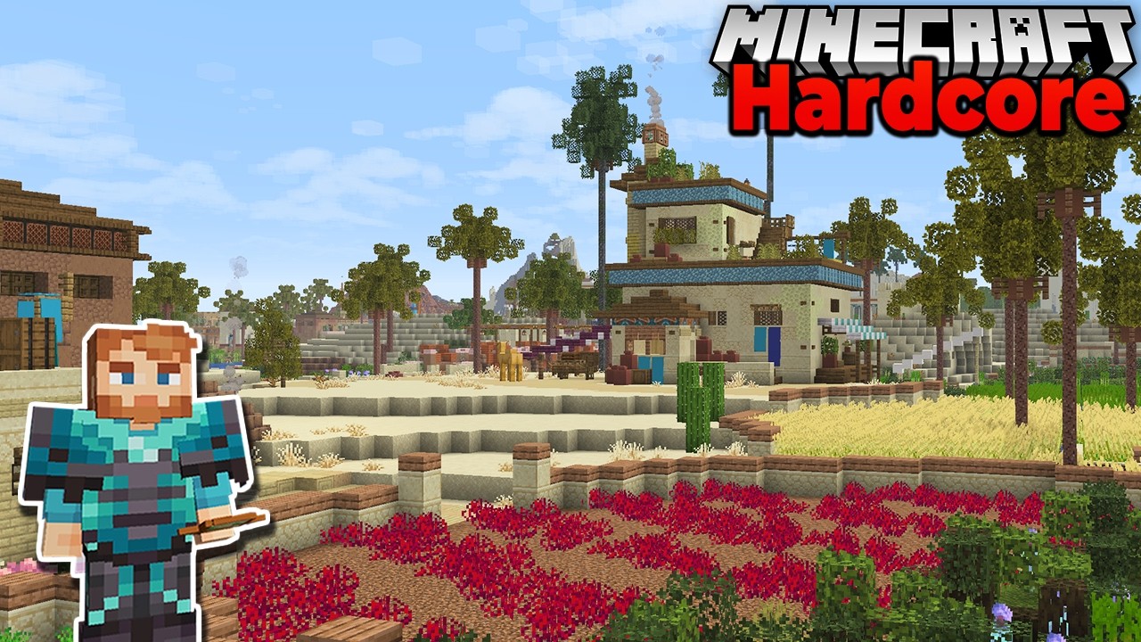 Bringing Life to the Desert in Hardcore Minecraft