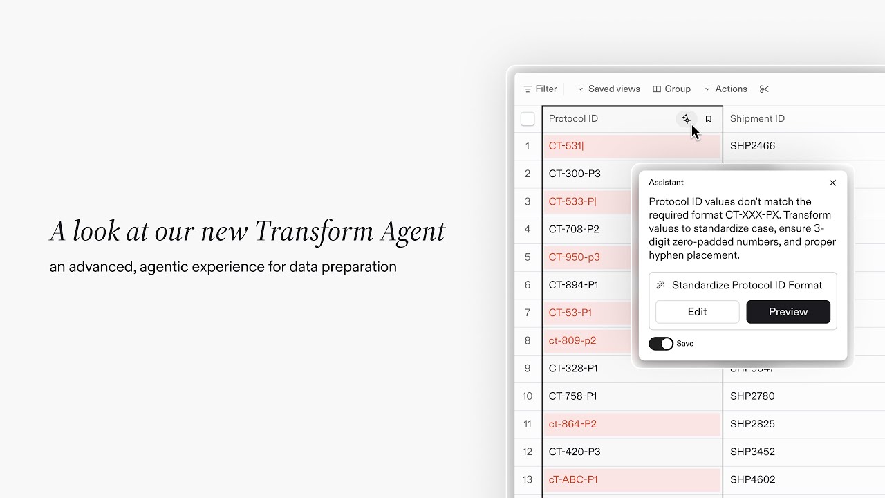 A look at our new Transform Agent