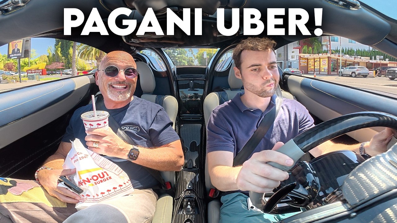 Picking Up UBER Riders In A $4 Million Pagani!