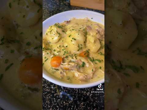 Chicken and Dumplings made with @campbellsoup Easy recipe on my channel