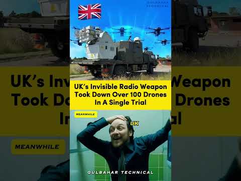 UK’s Radio Weapon Destroys 100 Drones in One Go! 😯💥