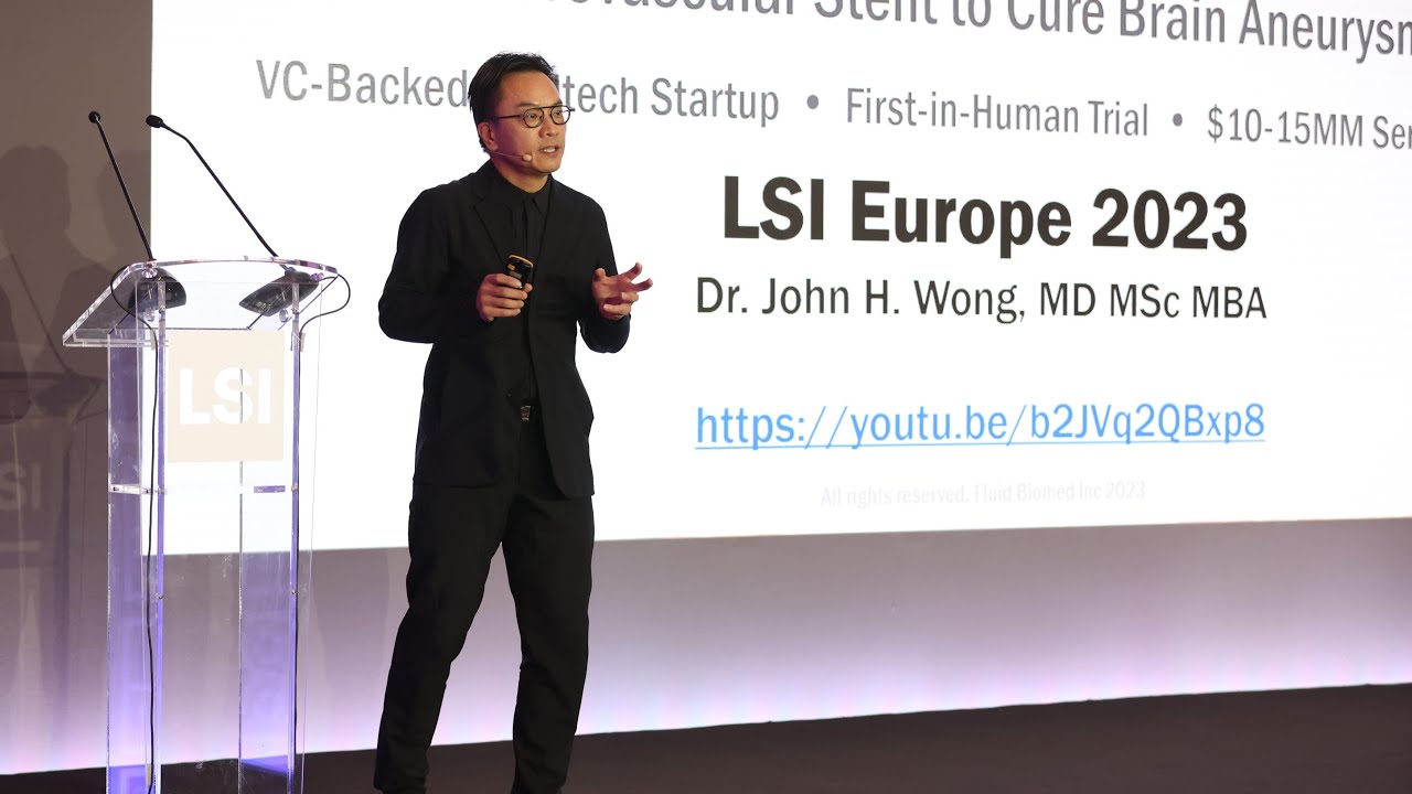 John Wong Presents Fluid Biomed at LSI Europe '23 - Life Science Intelligence