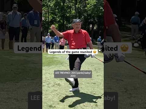 Golf legends reunited 🤩