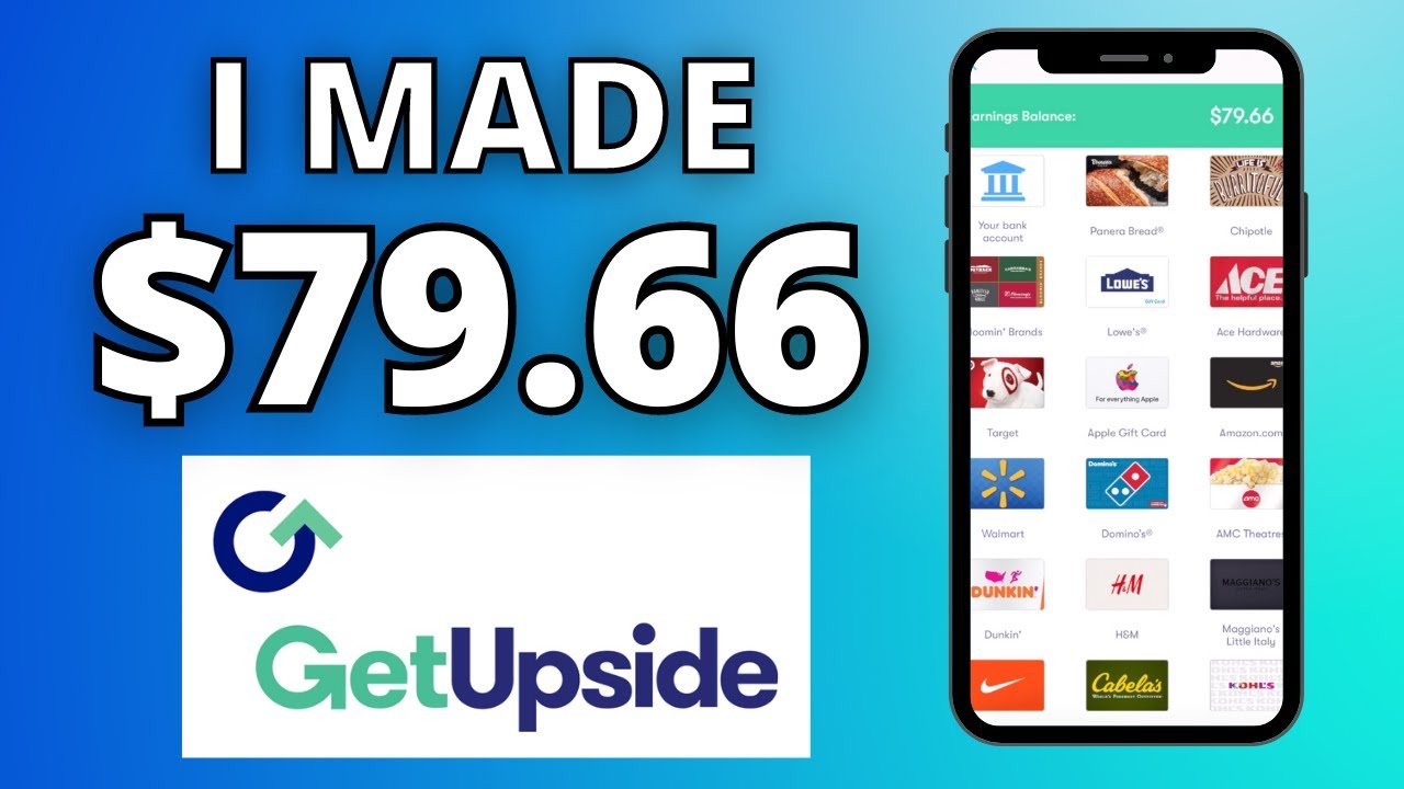 Cashing out $79.66 from the Upside App | How To Cash Out from Upside