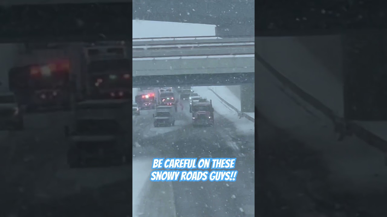 I-70 East BECAREFUL GUYS!! 💥 👎🏽 #trucking #fyp #shorts #viralvideo