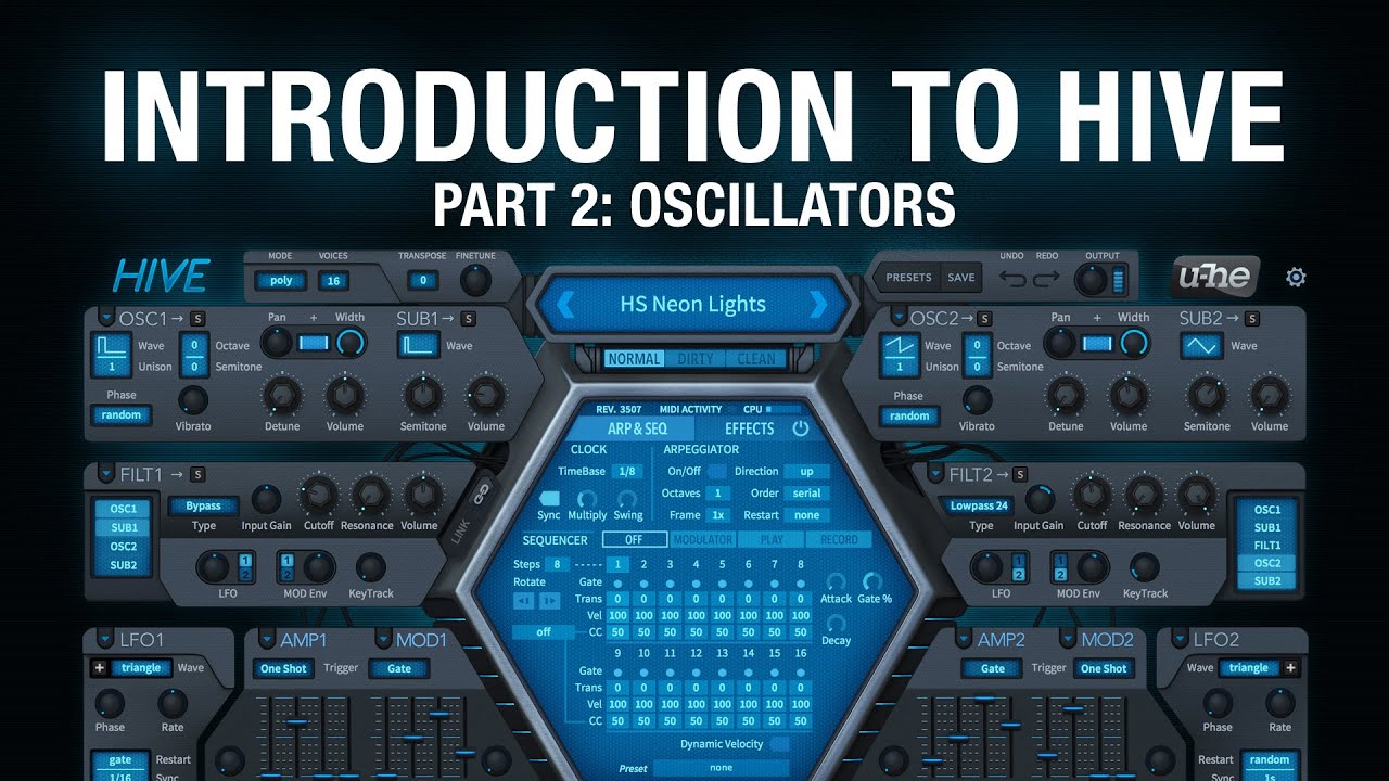 Introduction to Hive - 2 Oscillators