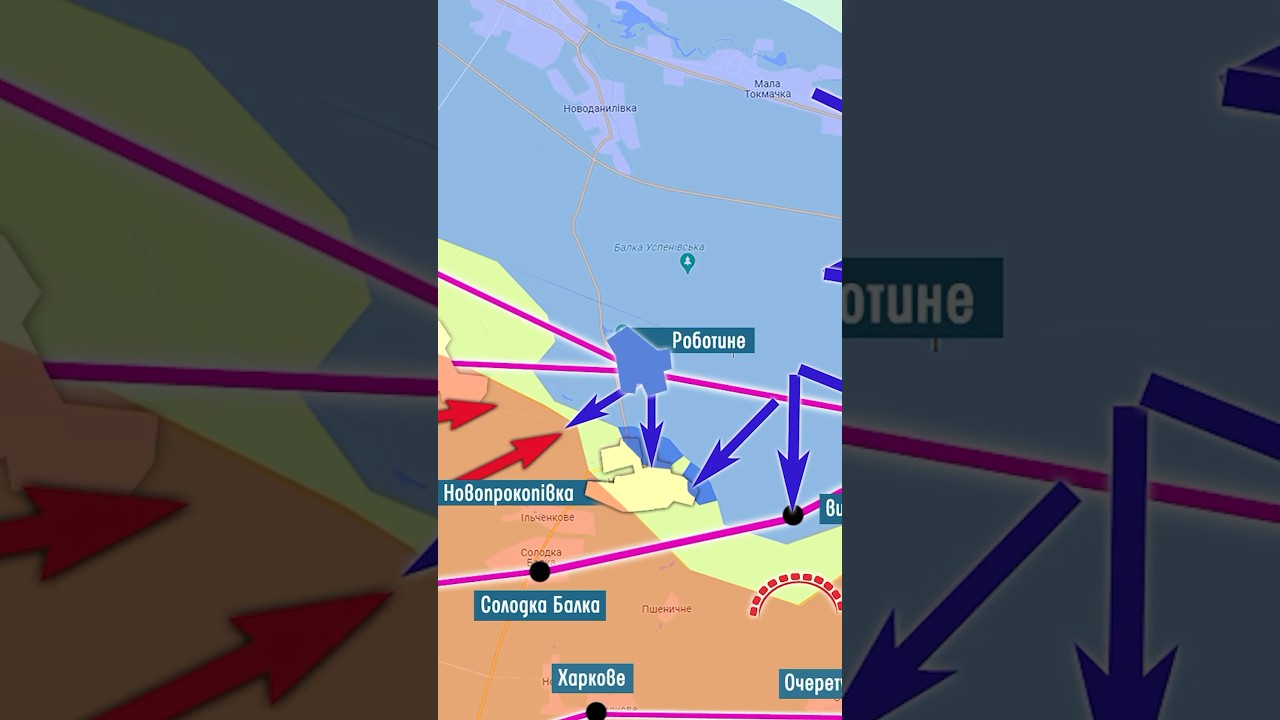 Resumption of the counteroffensive on Tokmak #shorts