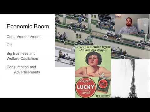 Roaring 20s Lecture-US History Honors/1301-Como-Pickton