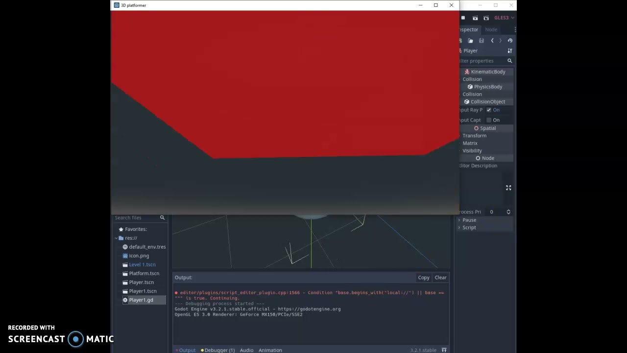 6.Godot 3D Platformer: Camera movement