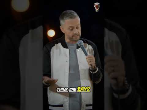Nate Bargatze on Marriage Logic: She Speaks, I Don’t Hear, and Somehow It’s My Fault #shorts