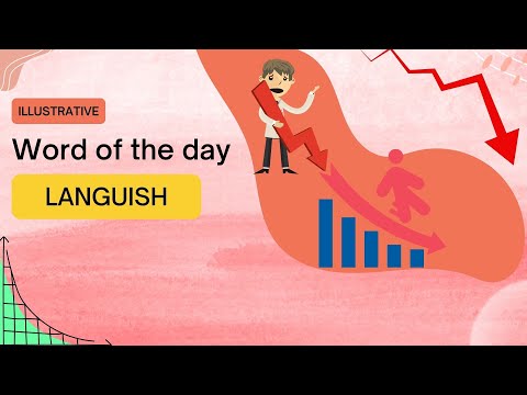Word LANGUISH | explained with illustrative examples
