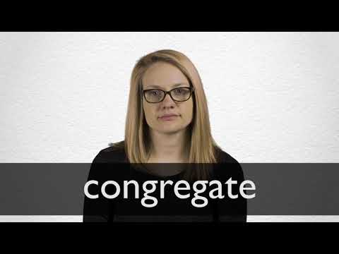 CONGREGATE definition and meaning | Collins English Dictionary