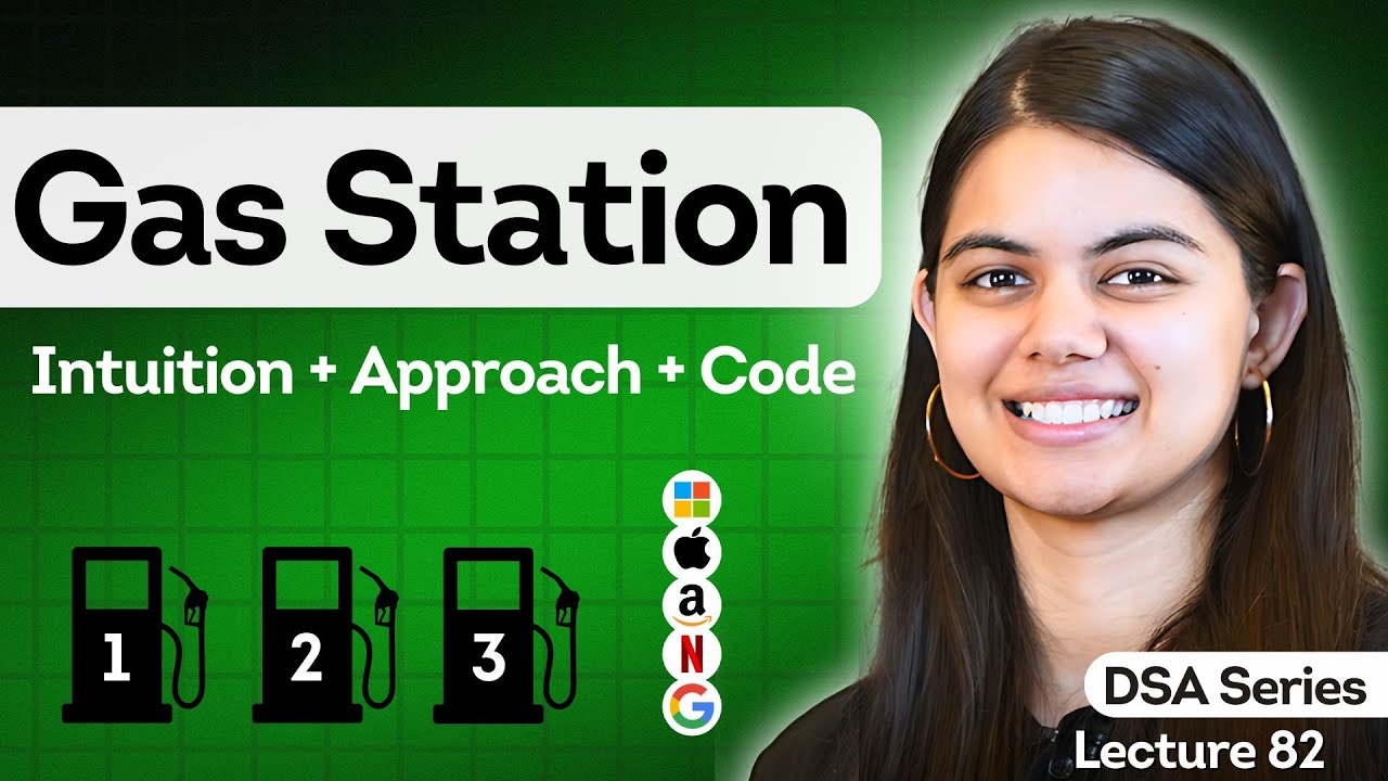 L82. Gas Station | Greedy Approach | Leetcode 134