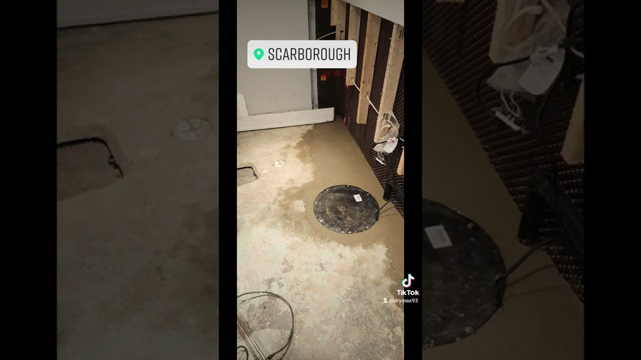 Interior waterproofing. Sump pump.  drymaxwaterproofing