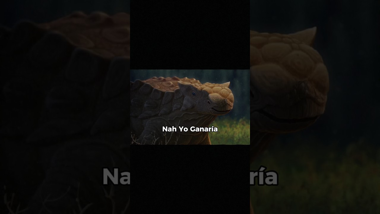 Nah Yo ganaría (El Anquilosaurio) #animalesprehistoricos #dinosaurio