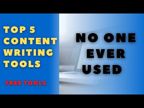 Top 5 Content Writing Tools For Absolutely Free | Best Content Writing Tools For 2021