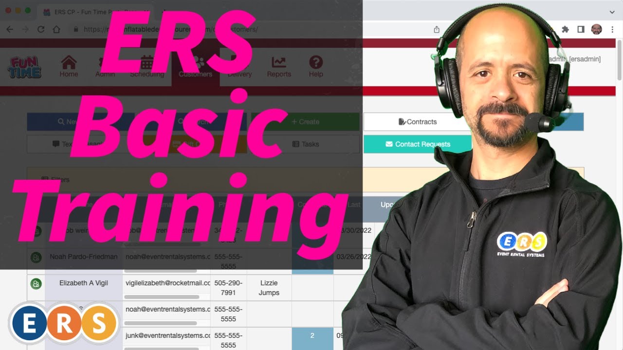 ERS Basic Training | Tech Support: 505-435-9731, Option 2 | support@eventrentalsystems.com