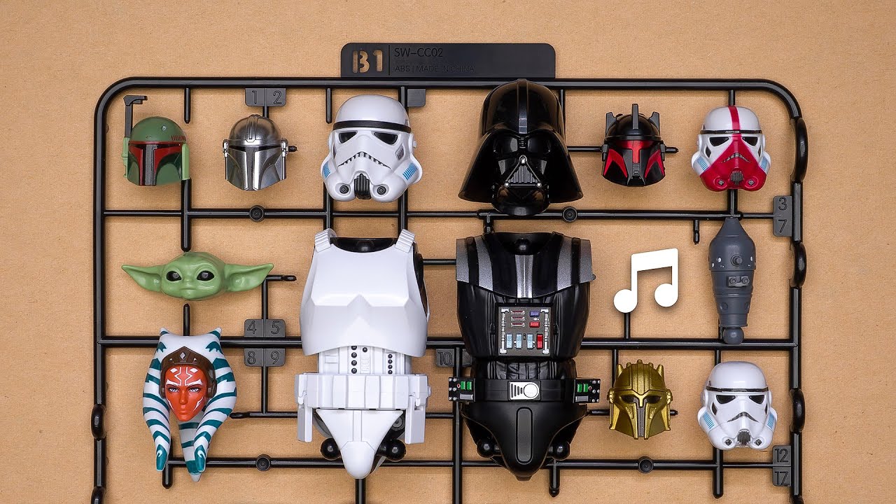 ♪Build: The Empire Strikes Back + The Mandalorian｜Star Wars｜Satisfying beat building | Model Kit