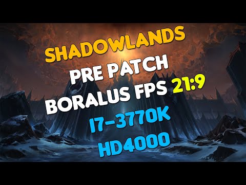 World Of Warcraft Shadowlands Pre Patch Around Boralus | Intel HD 4000 | i7-3770K | 21:9 | Benchmark