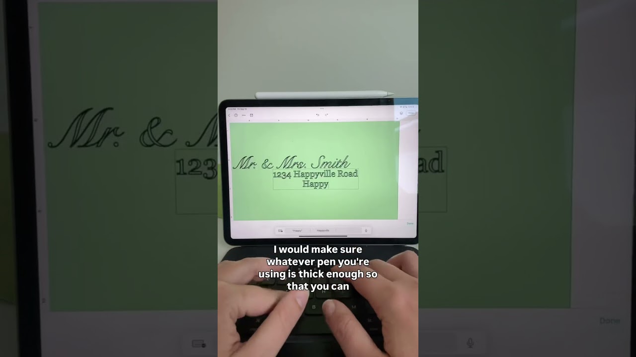 DIY Cricut Wedding Envelopes | How I Addressed Invitations