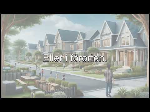 Say "Either in the suburbs" in Swedish!