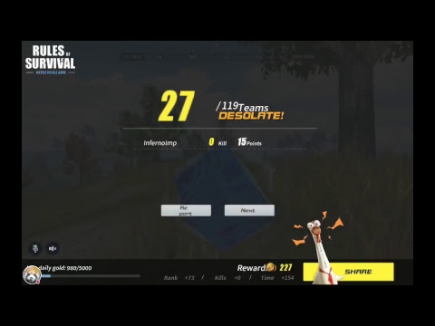 My Rules of Survival Stream / Getting More Wins?