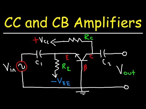 Common Collector and Common Base Amplifiers