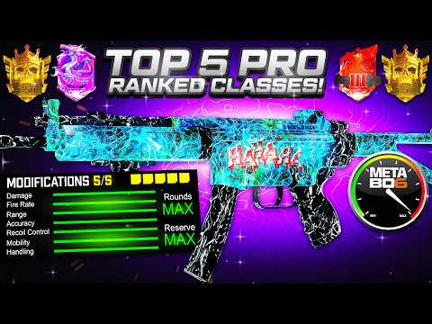 NEW TOP 5 *UPDATED* Pro Meta Best Ranked Play Classes BO6 Season 3 💥 CDL Best Class Setups Loadouts