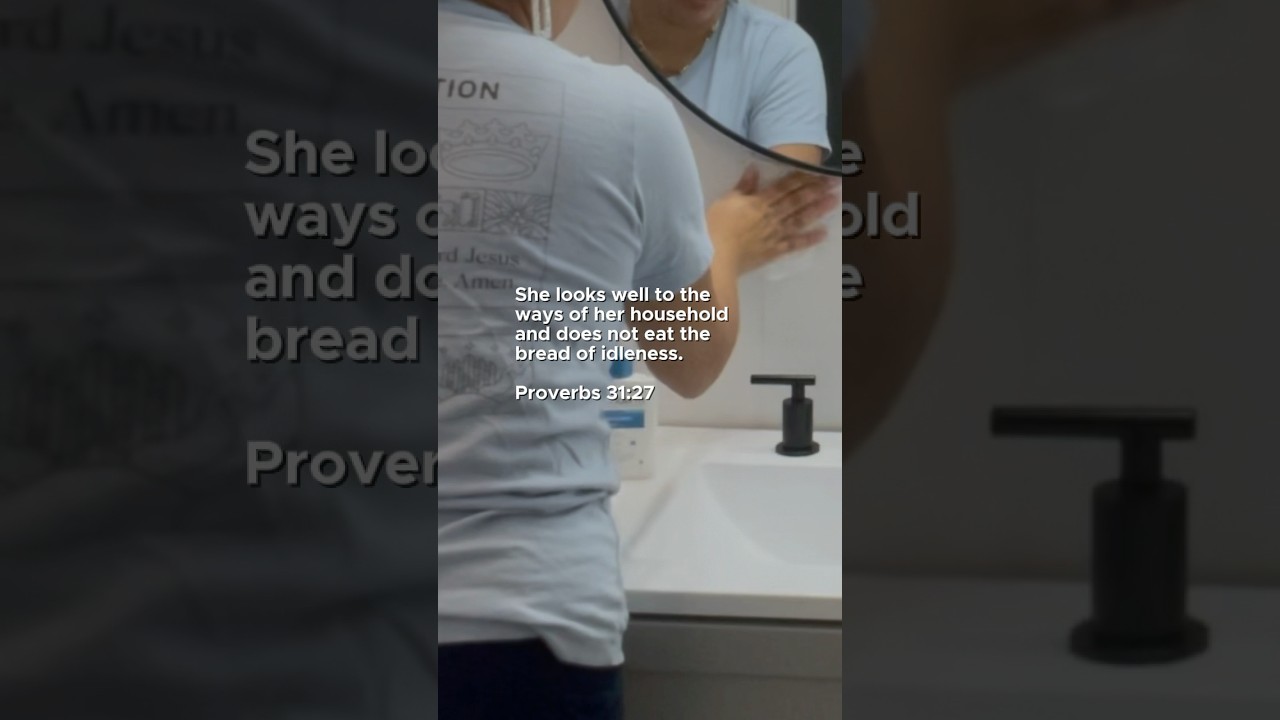 Cleaning isn't just about a tidy home; it's about honoring God in the little things. #Proverbs31