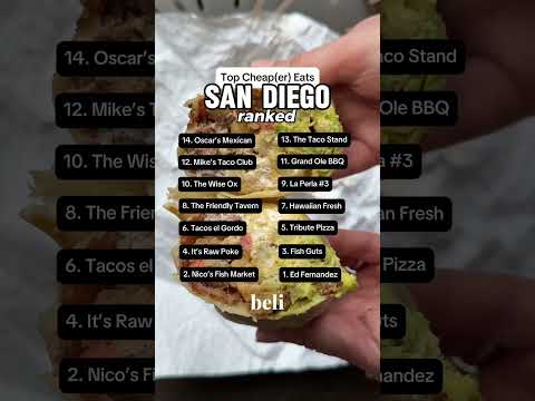 MUST-TRY CHEAP(ER) SAN DIEGO BITES?